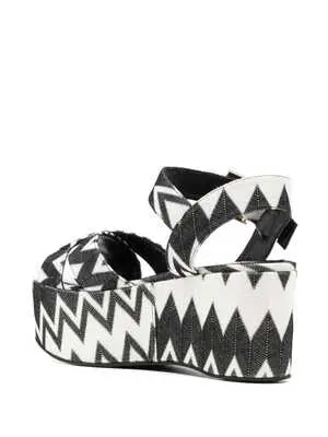 Missoni Wave 80mm Lurex Sandals