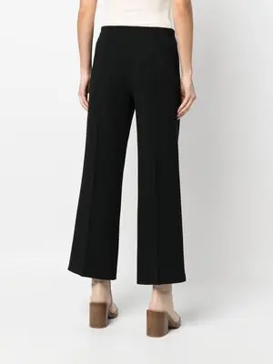 Max Mara Cropped Pintuck-detail Trousers