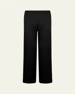 Lise Charmel Adorable En Sexy Lace-trim Satin Pajama Pants - No/noir