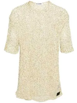 JIL SANDER Open-knit T-shirt