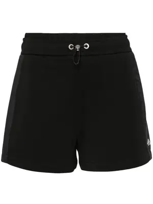 Moose Knuckles Mixmedia Logo-plaque Shorts