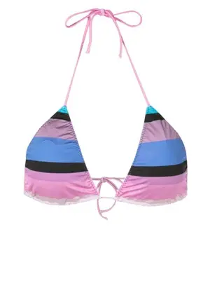 CLUBE BOSSA Aava Striped Bikini Top - Multicolour