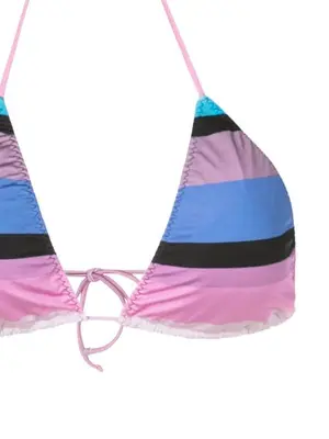 CLUBE BOSSA Aava Striped Bikini Top - Multicolour