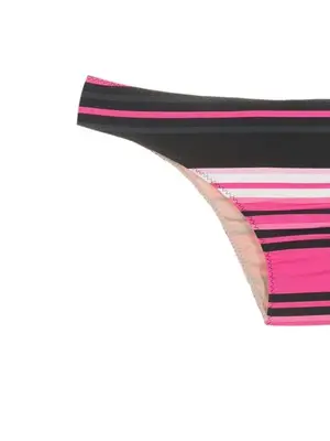 CLUBE BOSSA Niarchos Stripe-print Bikini Bottom - Multicolour
