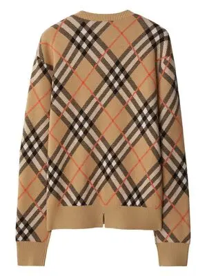 Burberry Intarsia-knit Jumper - Neutrals