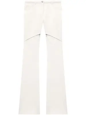 Courreges Raw Edge Hem Bottoms For Women