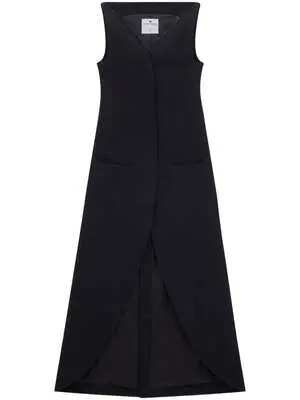 COURREGES Ellipse Crepe Maxi Dress