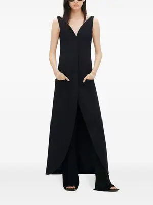 COURREGES Ellipse Crepe Maxi Dress
