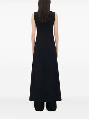COURREGES Ellipse Crepe Maxi Dress