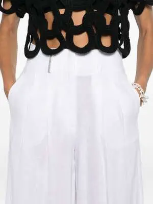 Peserico High-waisted Palazzo Pants