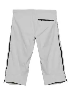 GR10K Belted Canvas Long Shorts - Grey