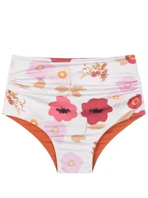 CLUBE BOSSA Ravenel Floral-print Bikini Bottom - Multicolour