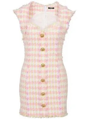 Balmain Miami Tweed Mini Dress