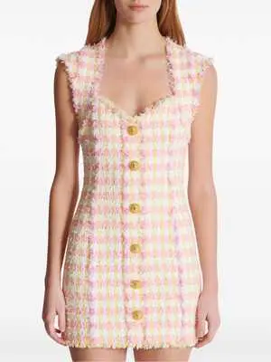 Balmain Miami Tweed Mini Dress