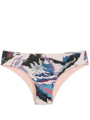 CLUBE BOSSA Chung Camouflage-print Bikini Bottom - Multicolour