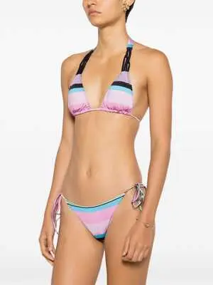 CLUBE BOSSA Pohl Striped Bikini Top