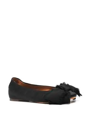 LANVIN Bow-embellished Ballerina Shoes