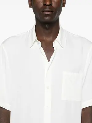 Patrizia Pepe Classic-collar Twill Shirt