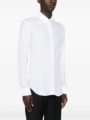 Patrizia Pepe Long-sleeve Striped-jacquard Shirt