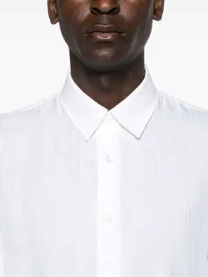 Patrizia Pepe Long-sleeve Striped-jacquard Shirt