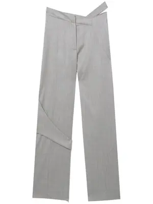 HELIOT EMIL Wool Asymmetric Trousers