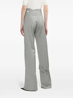 HELIOT EMIL Wool Asymmetric Trousers