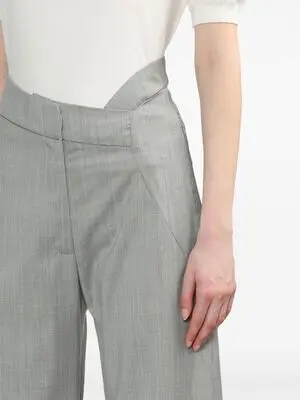HELIOT EMIL Wool Asymmetric Trousers