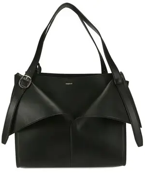 Coperni Medium Belt Leather Cabas Bag - Black