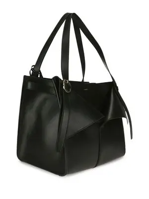 Coperni Medium Belt Leather Cabas Bag - Black