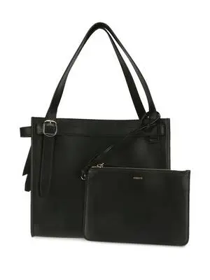 Coperni Medium Belt Leather Cabas Bag - Black
