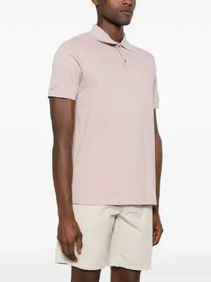 Sunspel Short-sleeve Cotton Polo Shirt - Pink