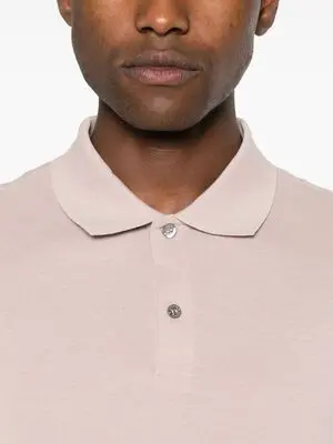 Sunspel Short-sleeve Cotton Polo Shirt - Pink