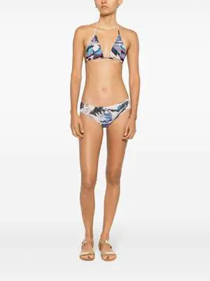 CLUBE BOSSA Aava Camouflage-print Bikini Top - Multicolour