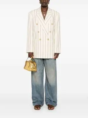 Zimmermann Pinstriped Double-breasted Blazer
