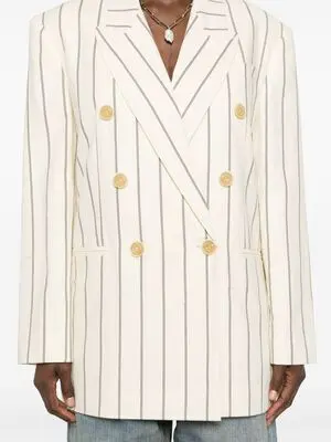 Zimmermann Pinstriped Double-breasted Blazer
