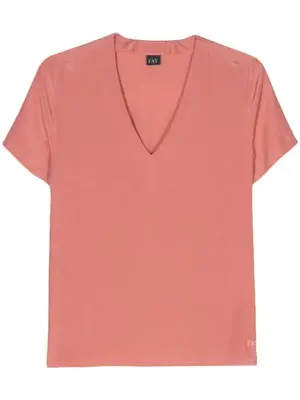 FAY V-neck Blouse - Pink