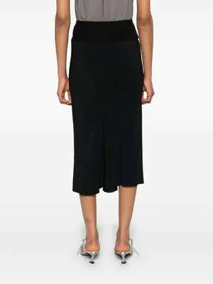 Rick Owens Lido Bias Skirt - Black