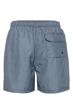 Barbour Shell Mid-rise Swim Shorts
