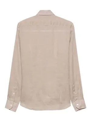 ORIAN Long-sleeve Linen Shirt - Neutrals