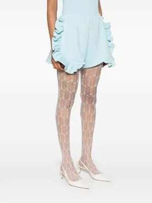 IOANA CIOLACU Ruffled Shorts - Blue