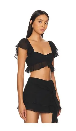 Amanda Uprichard Aliyah Crop Top