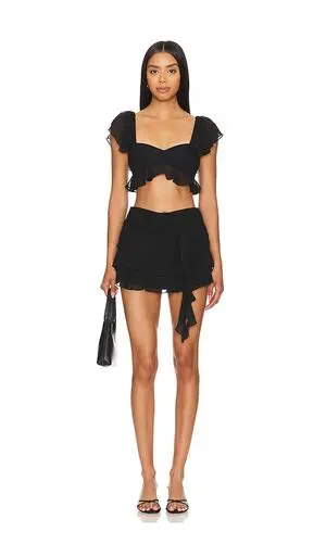 Amanda Uprichard Aliyah Crop Top