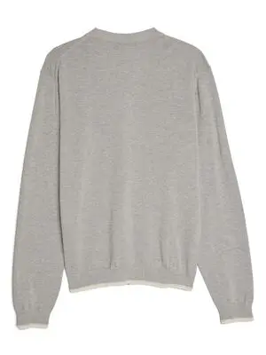 Maison Kitsuné Fox Head Cotton Cardigan