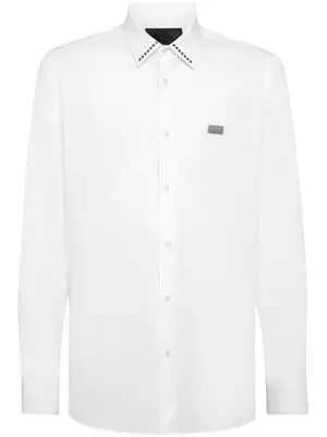 Philipp Plein Stud-detailing Poplin Shirt
