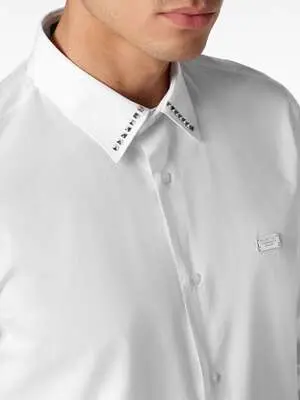 Philipp Plein Stud-detailing Poplin Shirt
