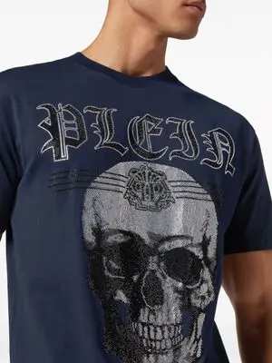 Philipp Plein Skull Logo-print Cotton T-shirt