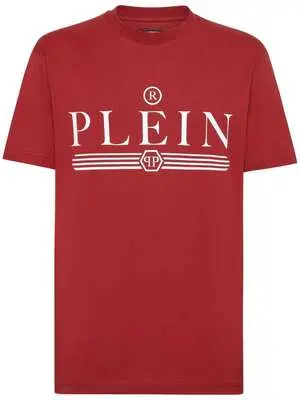 Philipp Plein Logo-print Cotton T-shirt - Red