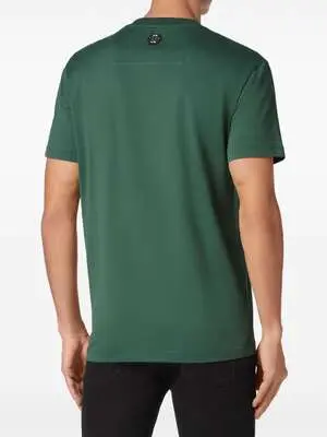Philipp Plein Logo-print Cotton T-shirt - Green