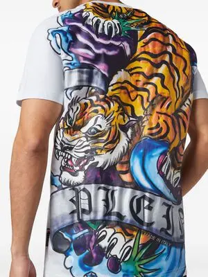 Philipp Plein Ss Tattoo Printed T-shirt
