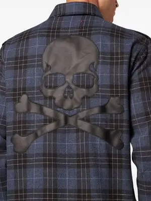 Philipp Plein Skull&bones-print Cotton Shirt